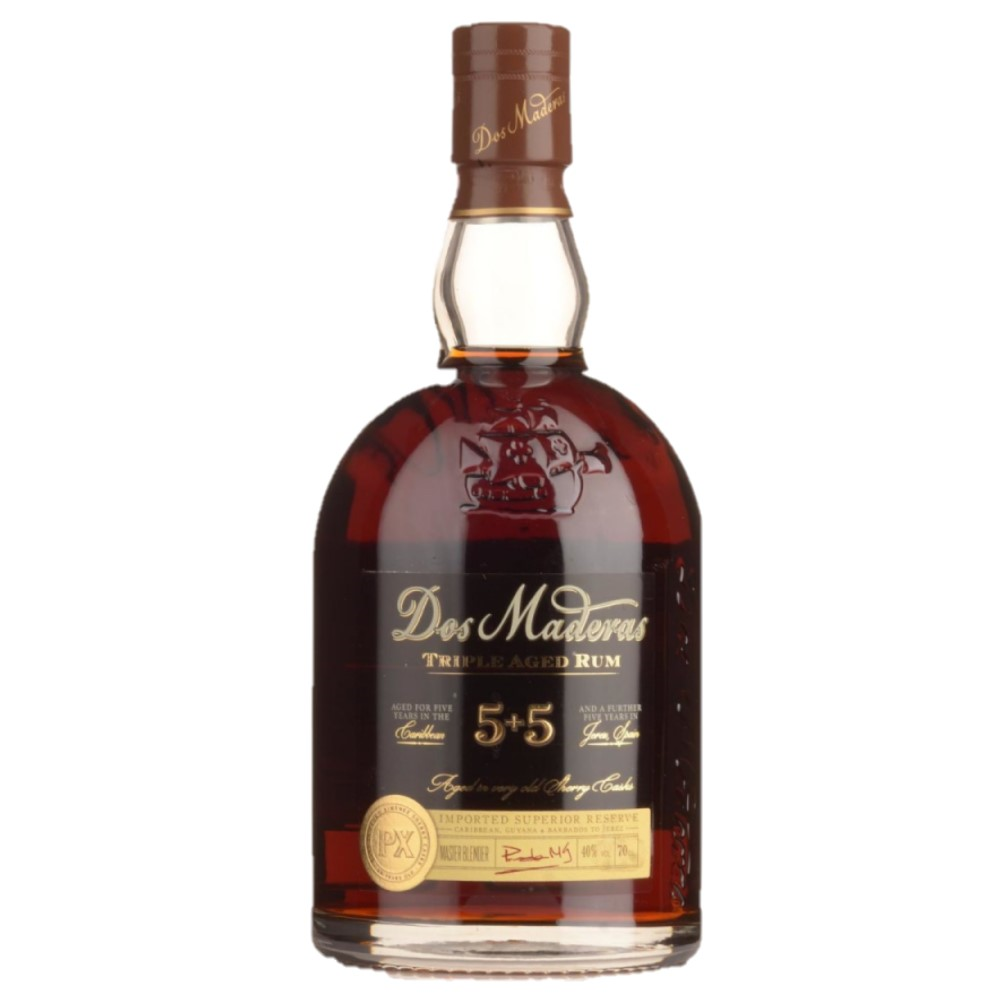 Rum Dos Maderas 5+5 700ml Bottle | Buy Imported Rum Wholesale — Global ...